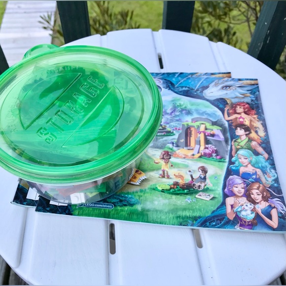 Lego | Toys | No Dragon Lego Elves 4175 Fire Dragons Lava Cave Building ...